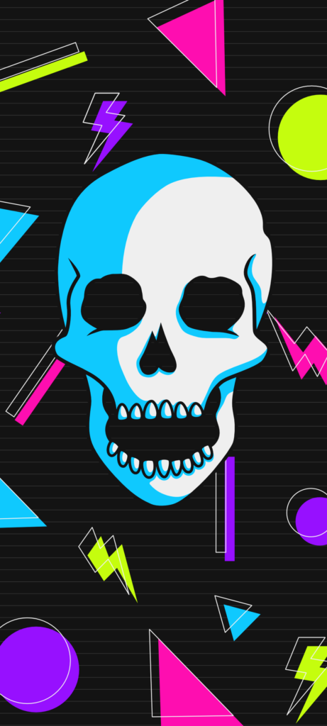 Retro Skull Wallpaper | Phone ⋆ Génesis Toxical