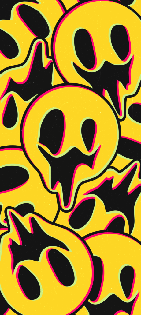 Melting Smiley Face Wallpaper | Phone ⋆ Génesis Toxical